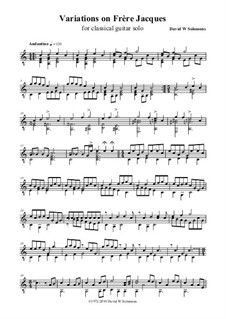 Variations on Frère Jacques por Unknown (works before 1850) em músicaNeo