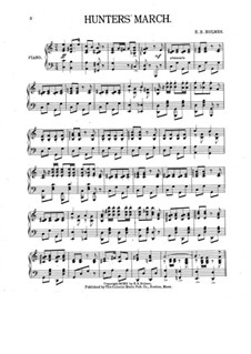 Hunters' March por E.B. Holmes - Partituras on músicaNeo