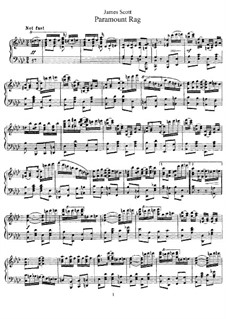 Paramount Rag por J. Scott - Partituras on músicaNeo