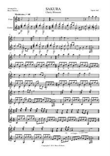 Sakura (Cherry Blossom) por folklore - Partituras on músicaNeo