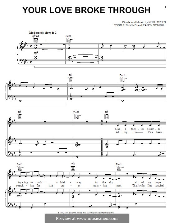 Your Love Broke Through (Keith Green) por R. Stonehill, T. Fishkind em ...