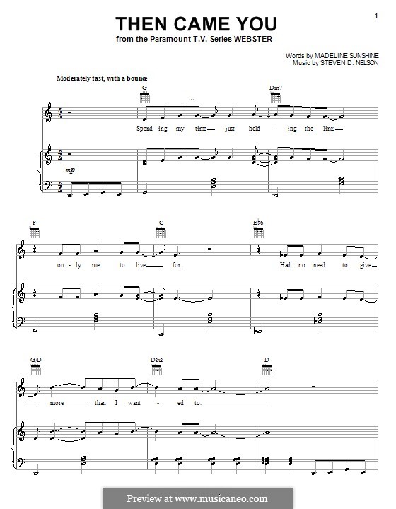Then Came You (from the TV Series Webster) por M. Sunshine, S.D. Nelson ...