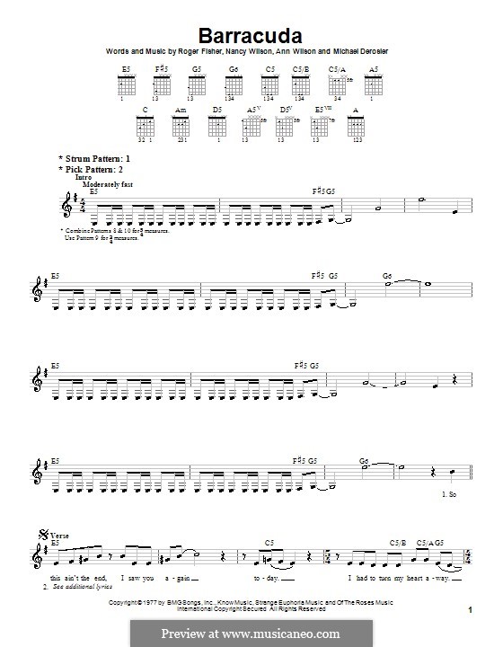 Barracuda (Heart) por A. Wilson, M. Derosier, N. Wilson, R. Fisher em ...