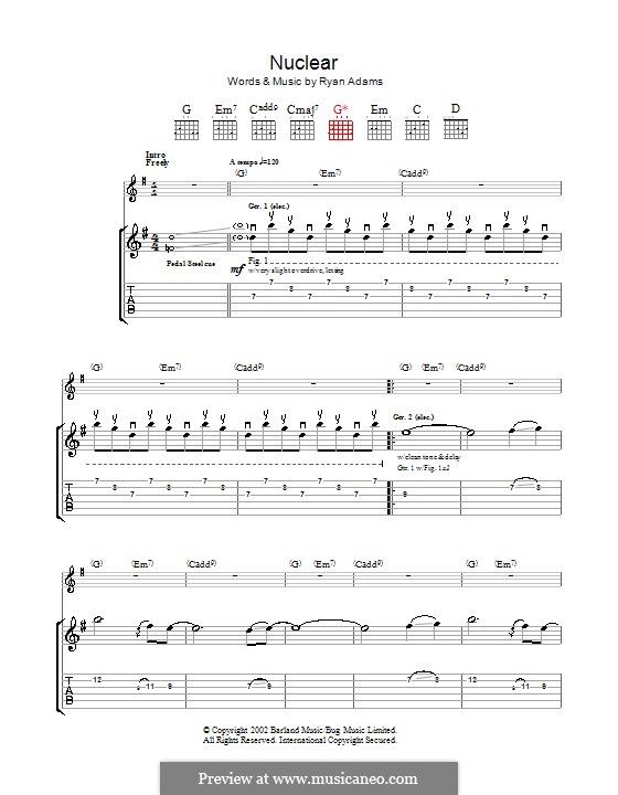 Nuclear por R. Adams - Partituras on músicaNeo