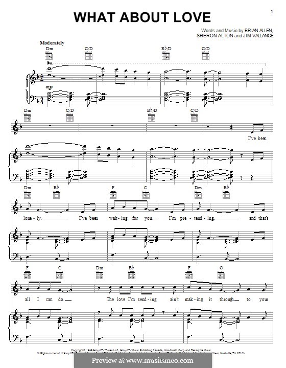 B. Allen, J. Vallance, S. Alton: What About Love? (Heart) ноты на MusicaNeo