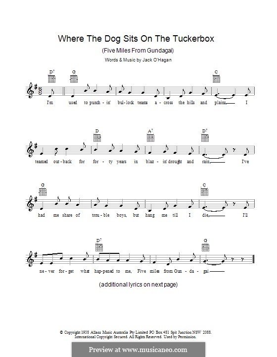J. O'Hagan: Where the Dog Sits on the Tuckerbox (Five Miles from ...