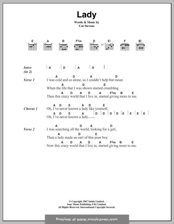 C. Stevens: Lady ноты на MusicaNeo
