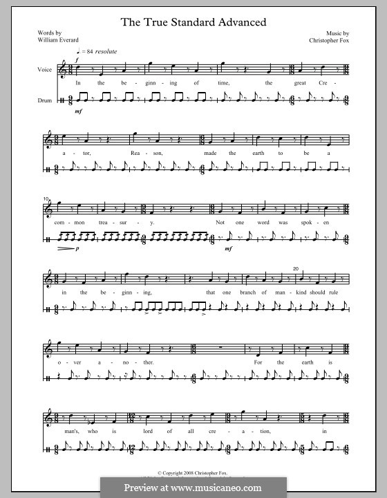 C. Fox: The True Standard Advanced ноты на MusicaNeo