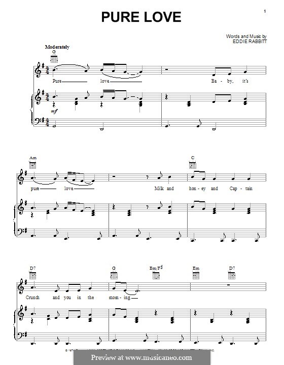 E. Rabbitt: Pure Love (Ronnie Milsap) ноты на MusicaNeo