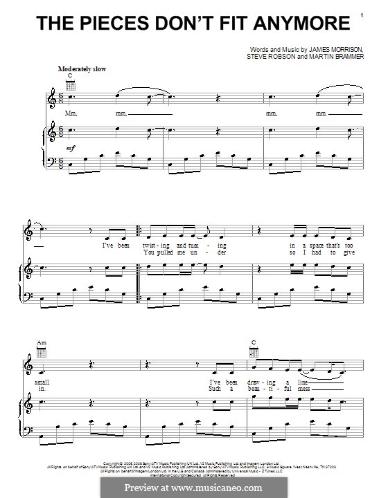 M. Brammer, S. Robson: The Pieces Don't Fit Any More (James Morrison ...