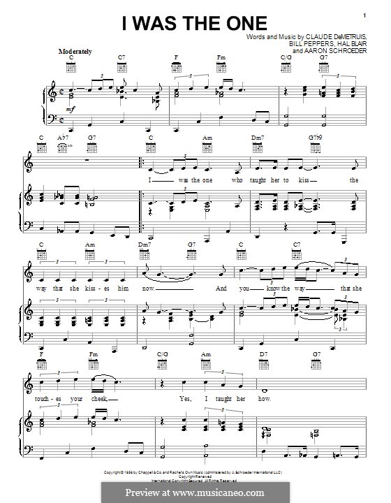 A. Schroeder, B. Peppers, C. DeMetrius, H. Blair: I Was the One (Elvis ...