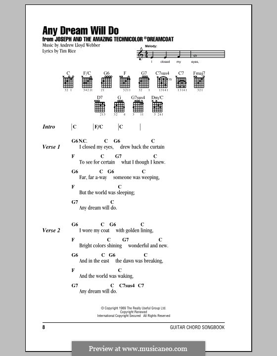 A.L. Webber: Any Dream Will Do (Иосиф и его удивительный, разноцветный ...