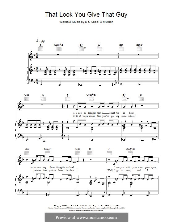 K.G. Murder, M. Everett: That Look You Give That Guy (Eels) на MusicaNeo