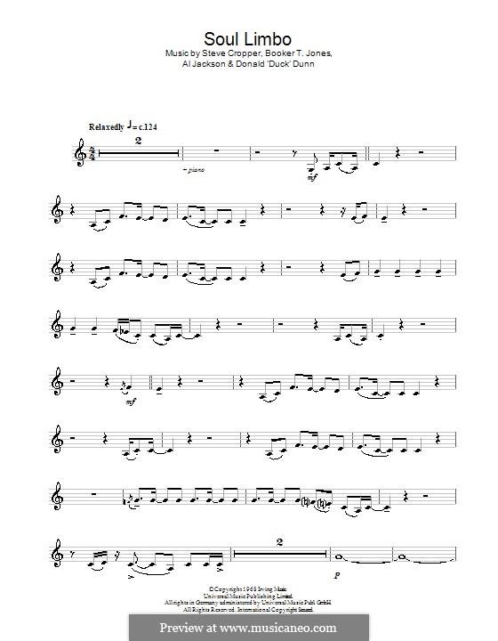 A. Jackson Jr., B.T. Jones, D.D. Dunn, S. Cropper: Soul Limbo (Booker T ...