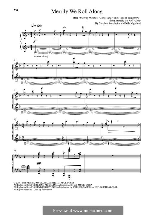 S. Sondheim: Merrily We Roll Along ноты на MusicaNeo
