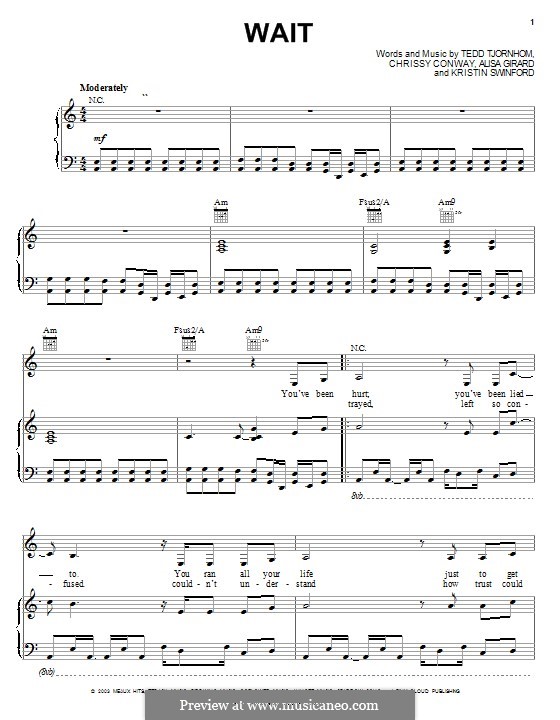 C. Conway, T. Tjornhom, A. Girard, K. Swinford: Wait (ZOEgirl) на MusicaNeo