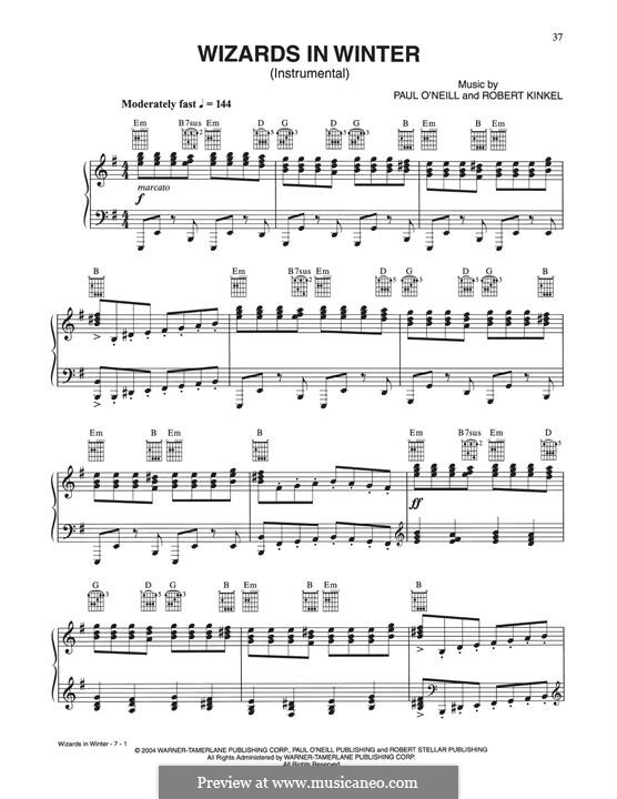 P. O'Neill, R. Kinkel: Wizards in Winter (Trans-Siberian Orchestra) на ...