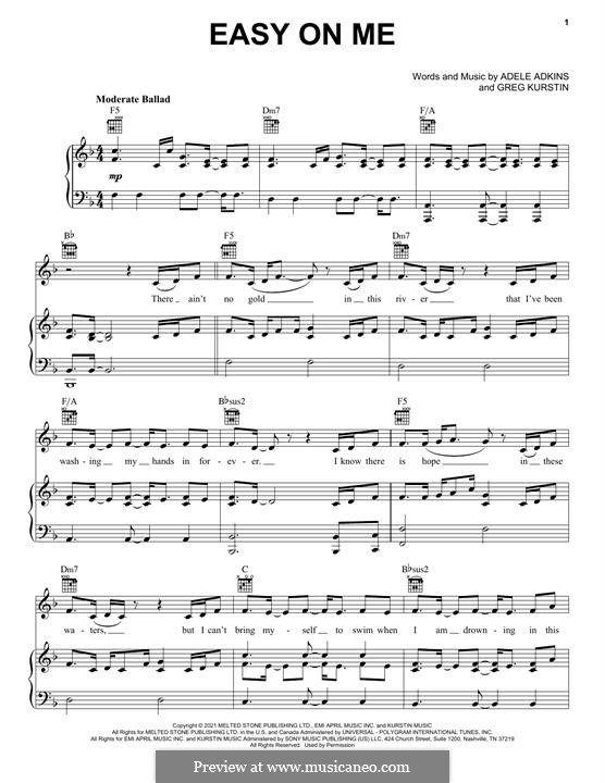 G. Kurstin: Easy On Me (Adele) ноты на MusicaNeo