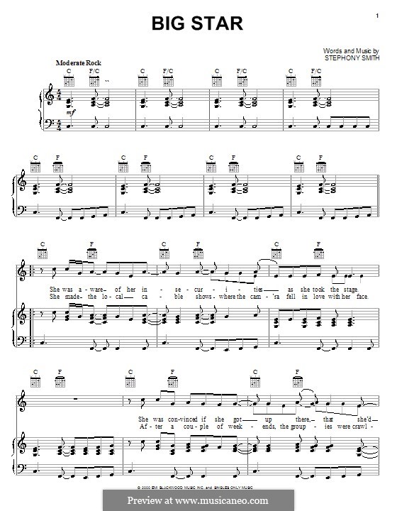 S. Smith: Big Star ноты на MusicaNeo