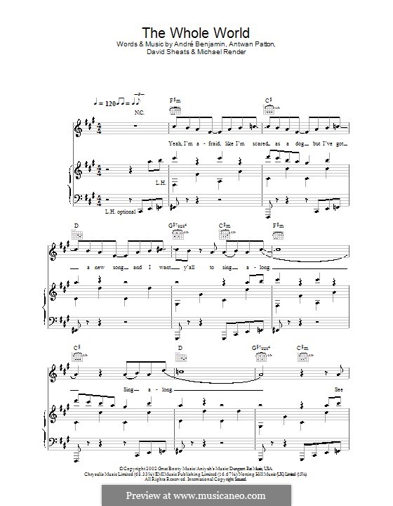 A. Benjamin, A. Patton, D. Sheats: The Whole World (OutKast) на MusicaNeo